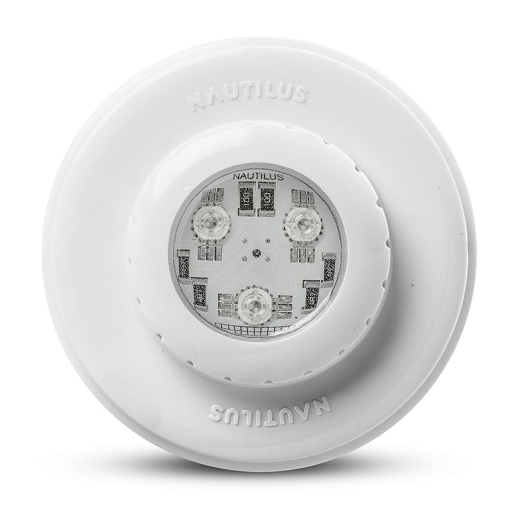 Refletor Led SMD RGB Rosca 9w 80mm Encaixe O’ring em tubo PVC ¾ ...